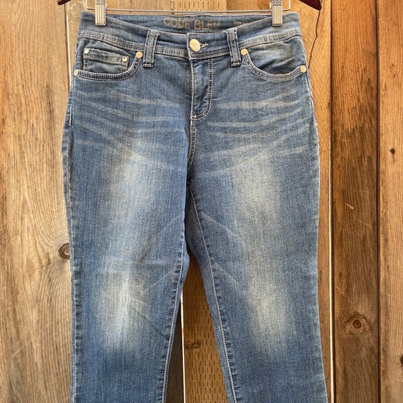 Code Bleu | Jeans | Code Bleu Womens Whisker Aimee Crop Jeans Size 6 ...